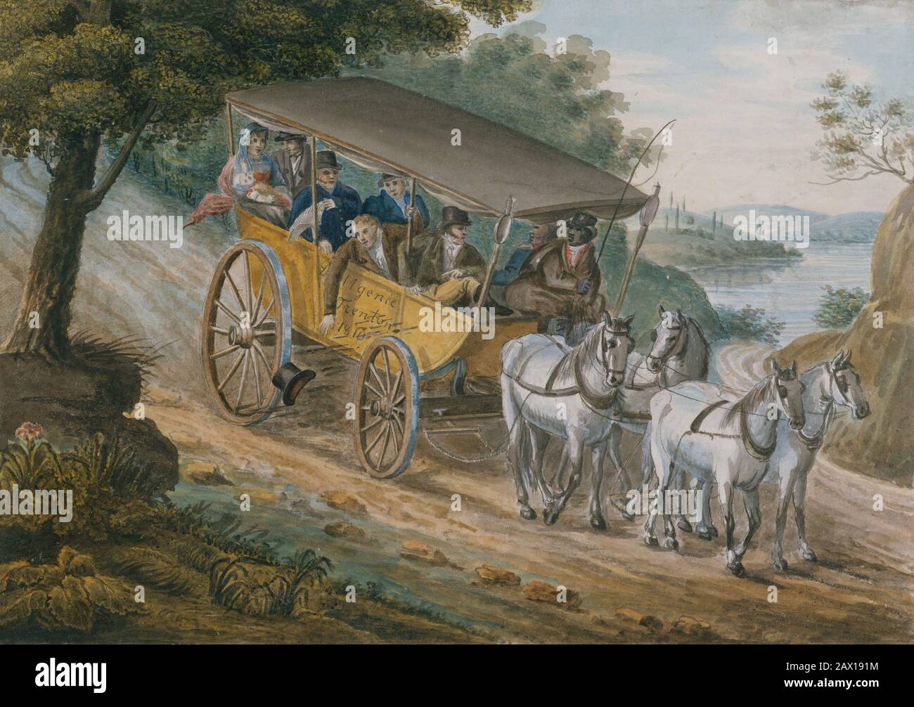 Stagecoach 19th century usa hi-res stock photography and images - Alamy