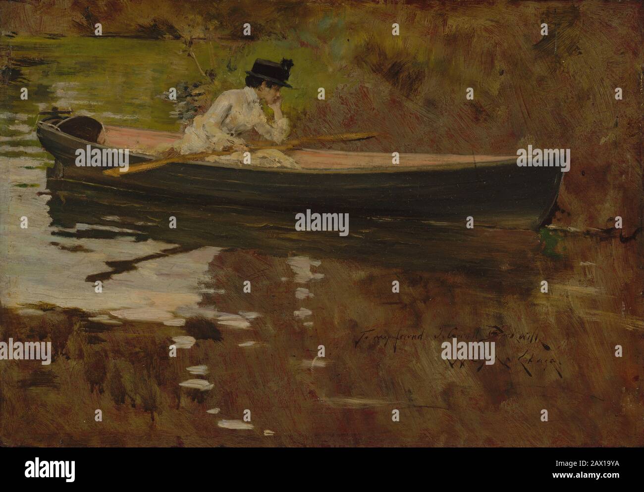 Mrs. Chase in Prospect Park, 1886. Alice Gerson (1866-1927) in Prospect ...