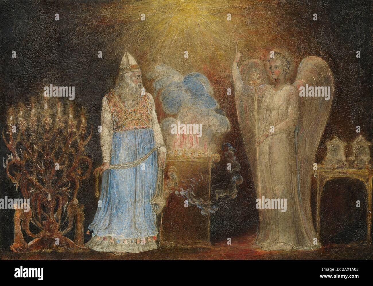 The Angel Gabriel Appears Zacharias High Resolution Stock Photography ...