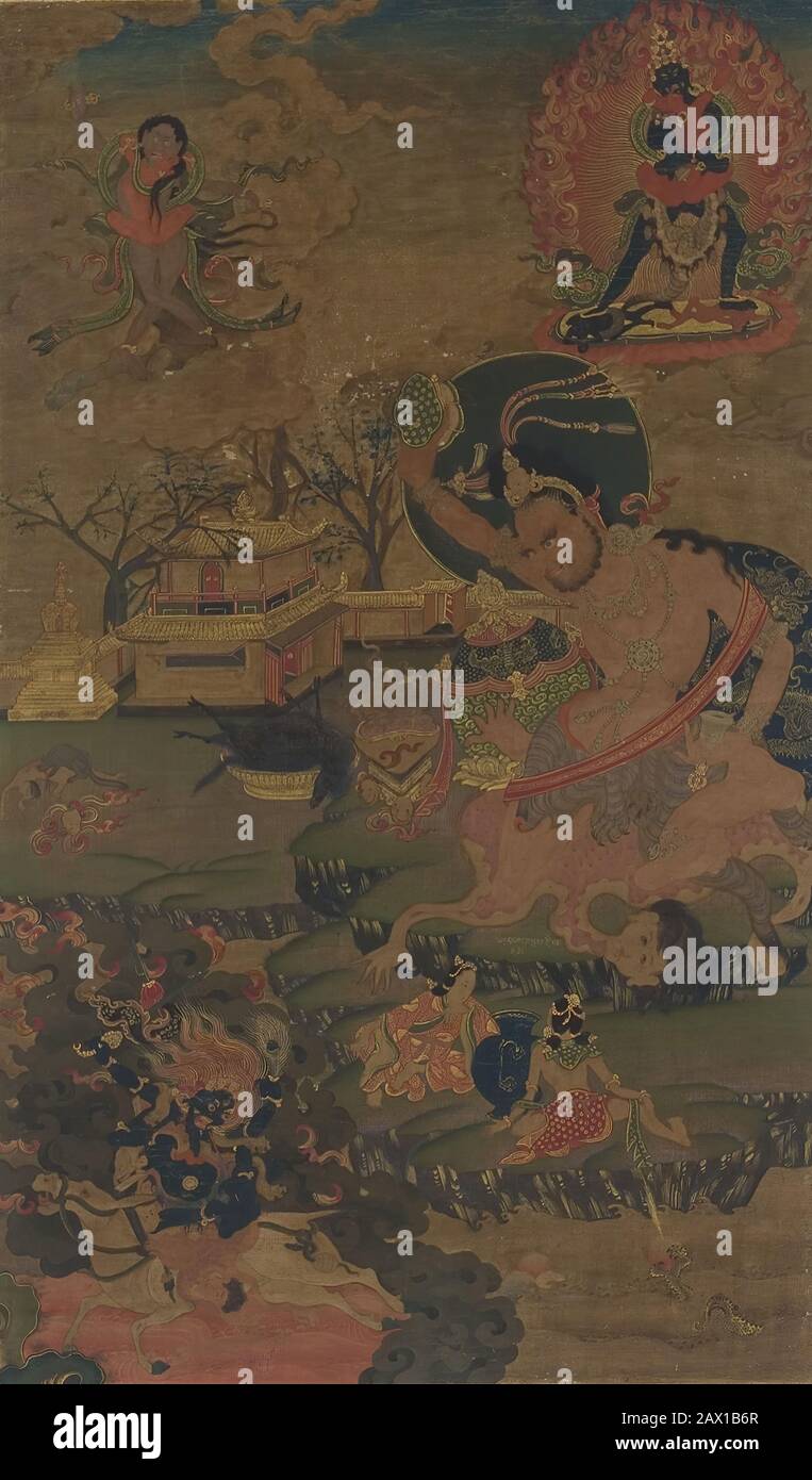 Mahasiddha Damarupa, 18th century. Indian master of tantric methods ...