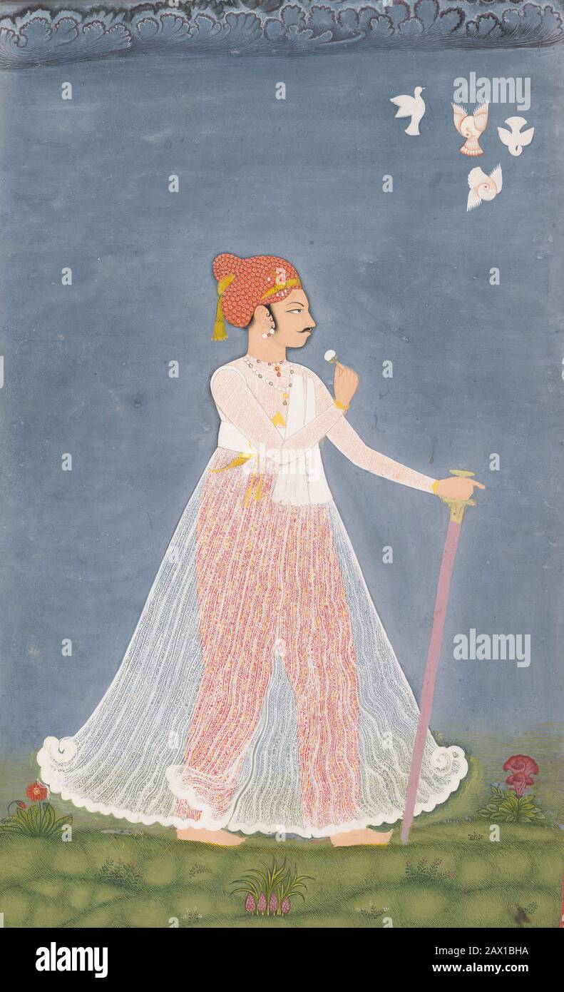 Bishen Singh as a Young Man, ca. 1780 Stock Photo - Alamy