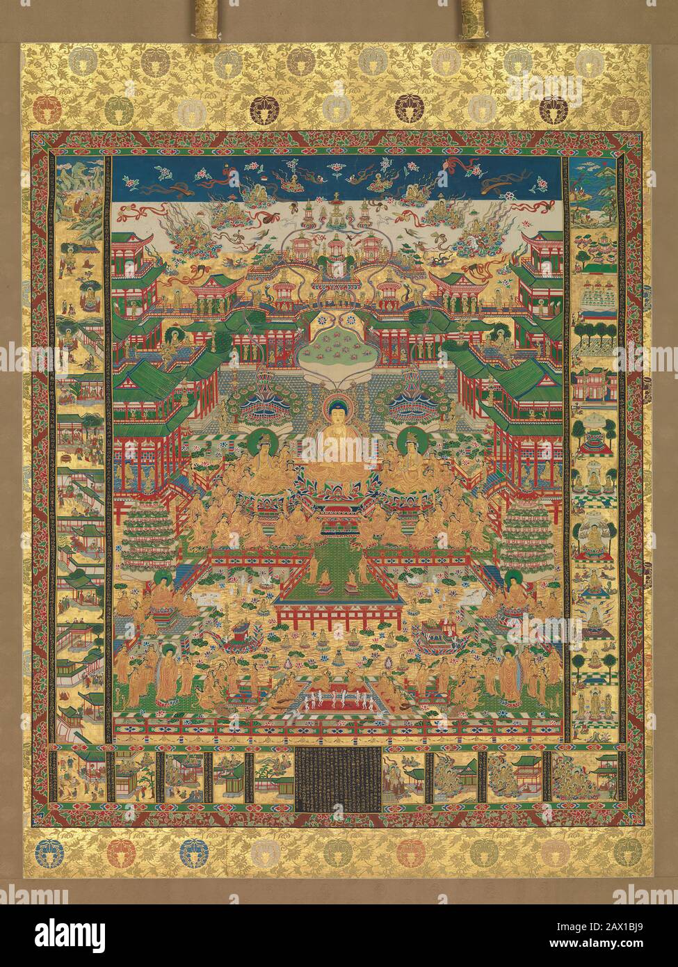 Mandala of amitabha buddha hi-res stock photography and images - Alamy