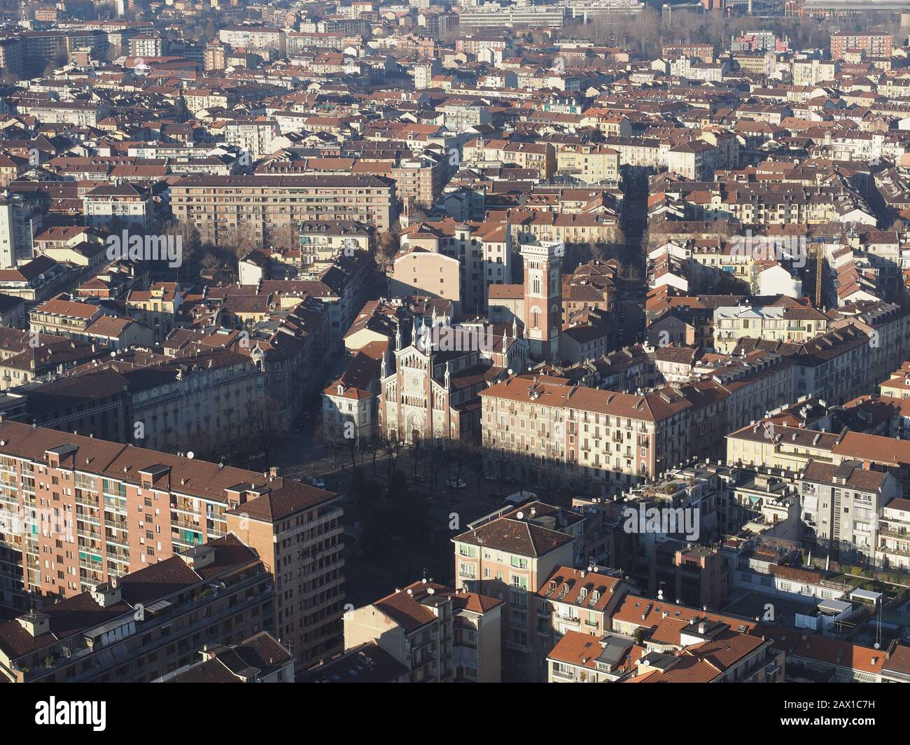 Aerial view of the city of Turin, Italy Stock Photo - Alamy