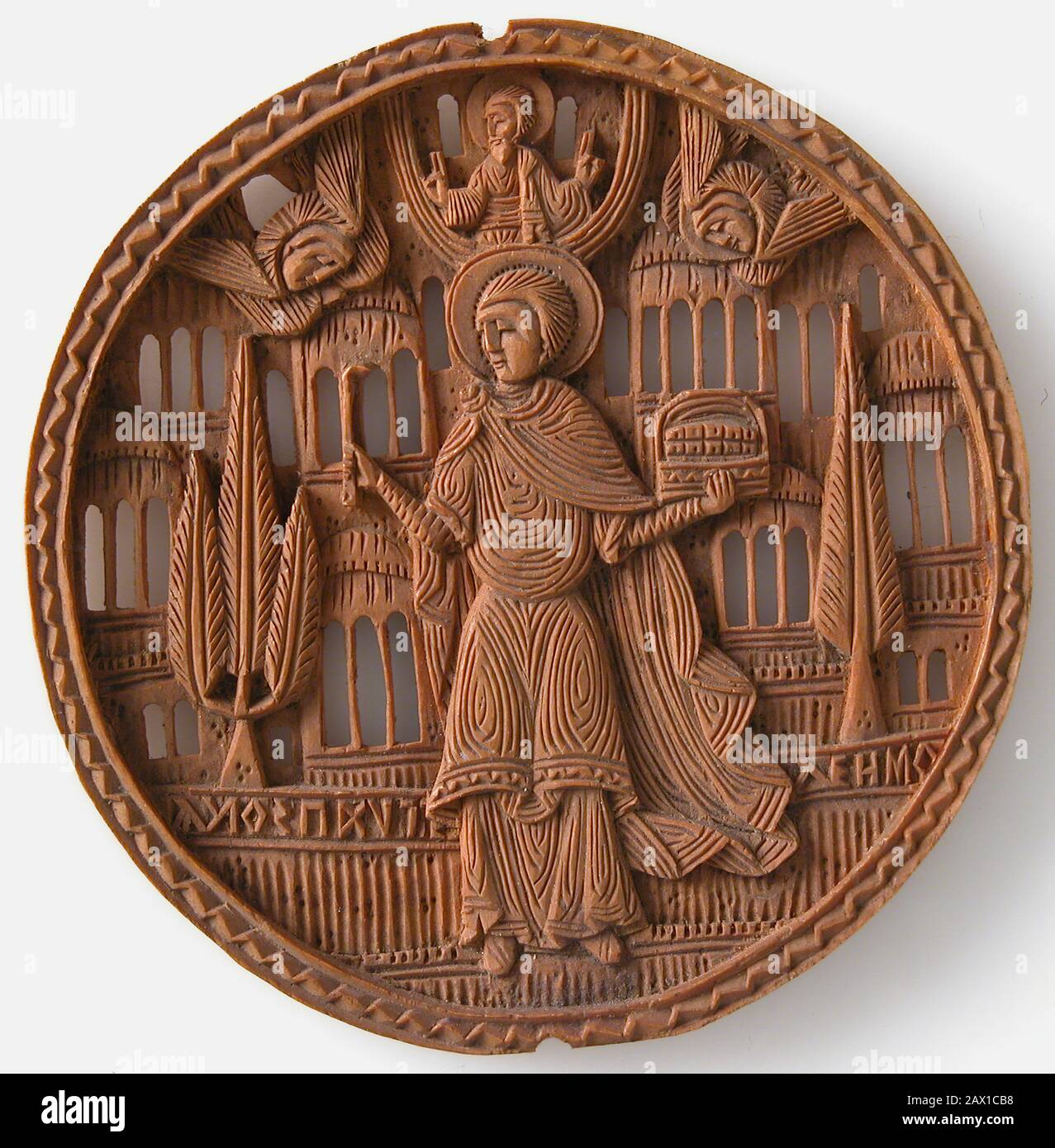Medallion, 17th century (in the Byzantine style Stock Photo - Alamy