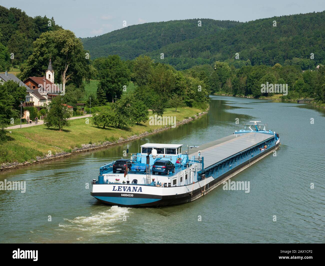 Schiff, Main-Donau-Kanal, Altmühltal, Bayern, Deutschland | ship, Main ...
