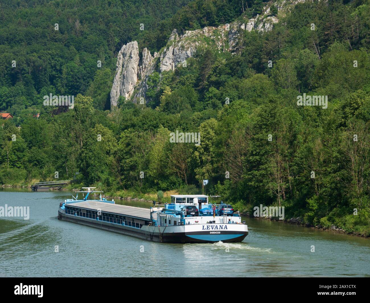 Schiff, Main-Donau-Kanal, Altmühltal, Bayern, Deutschland | ship, Main ...