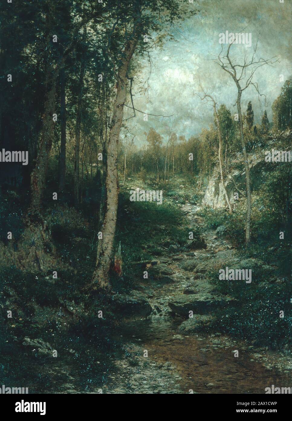 An Old Clearing, 1881 Stock Photo - Alamy