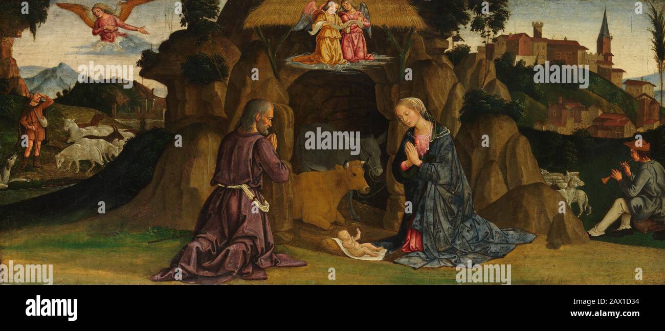 The Nativity, 1480s Stock Photo - Alamy