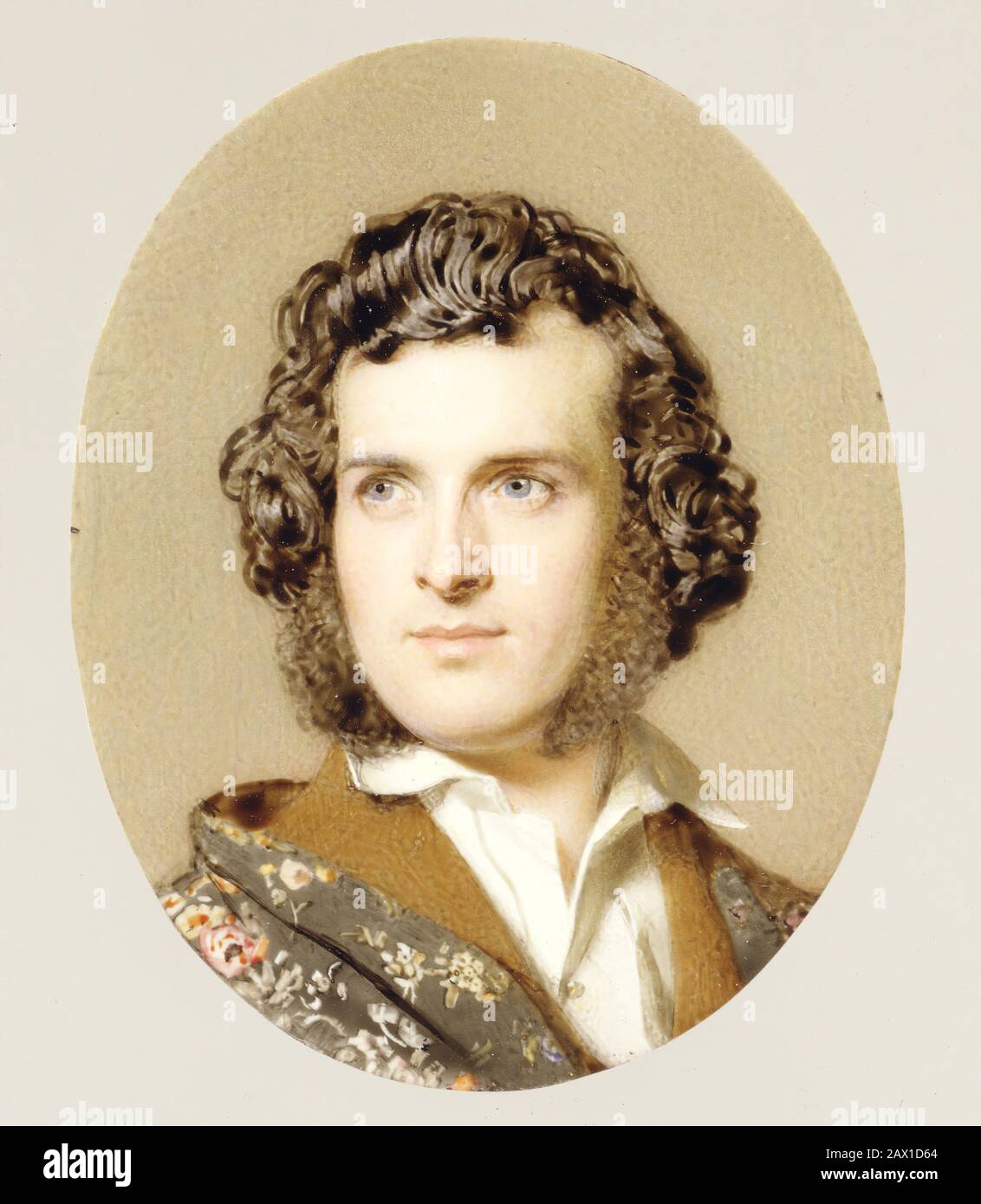 Self-Portrait, ca. 1850 Stock Photo - Alamy
