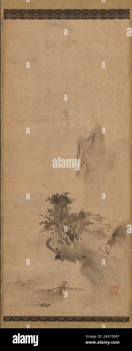 Splashed-Ink Landscape, early 16th century Stock Photo - Alamy