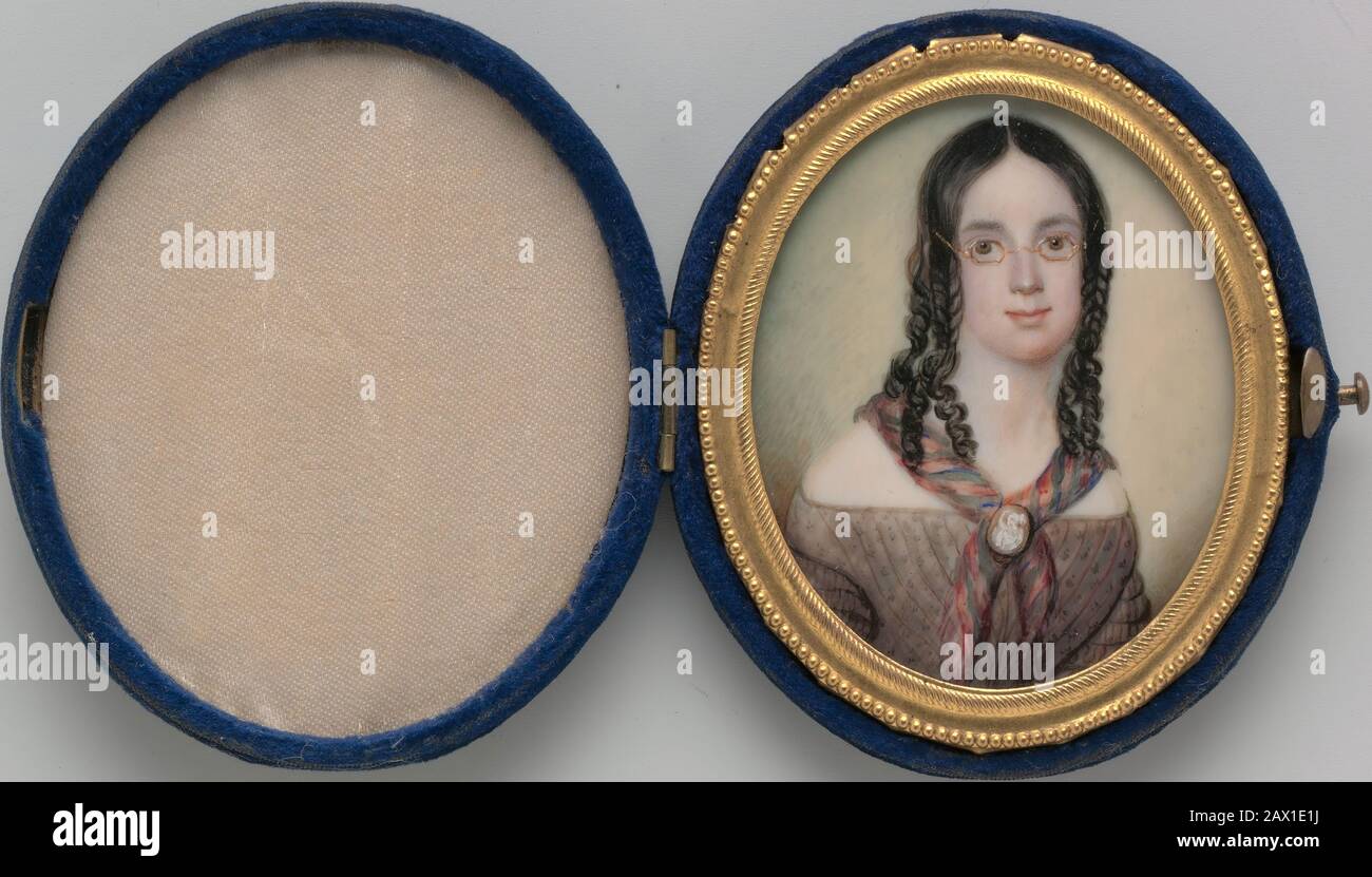 Portrait of a Lady, ca. 1845 Stock Photo - Alamy