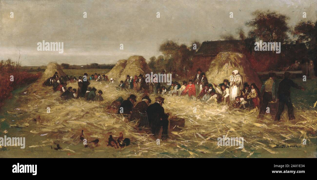 Corn farming 19th century hi-res stock photography and images - Alamy