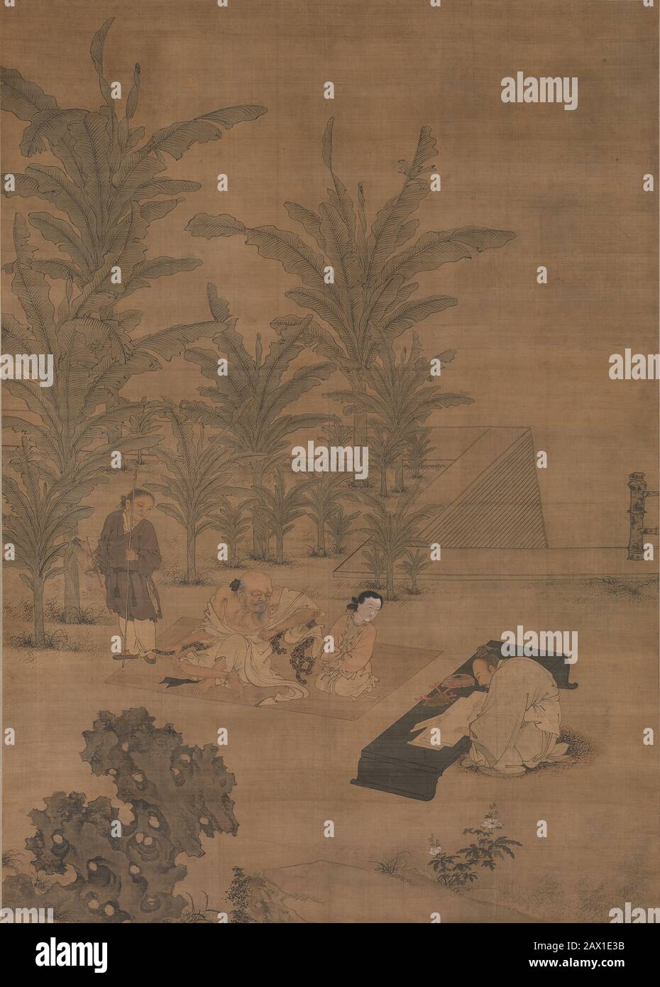 Chinese scholar writing hi-res stock photography and images - Alamy