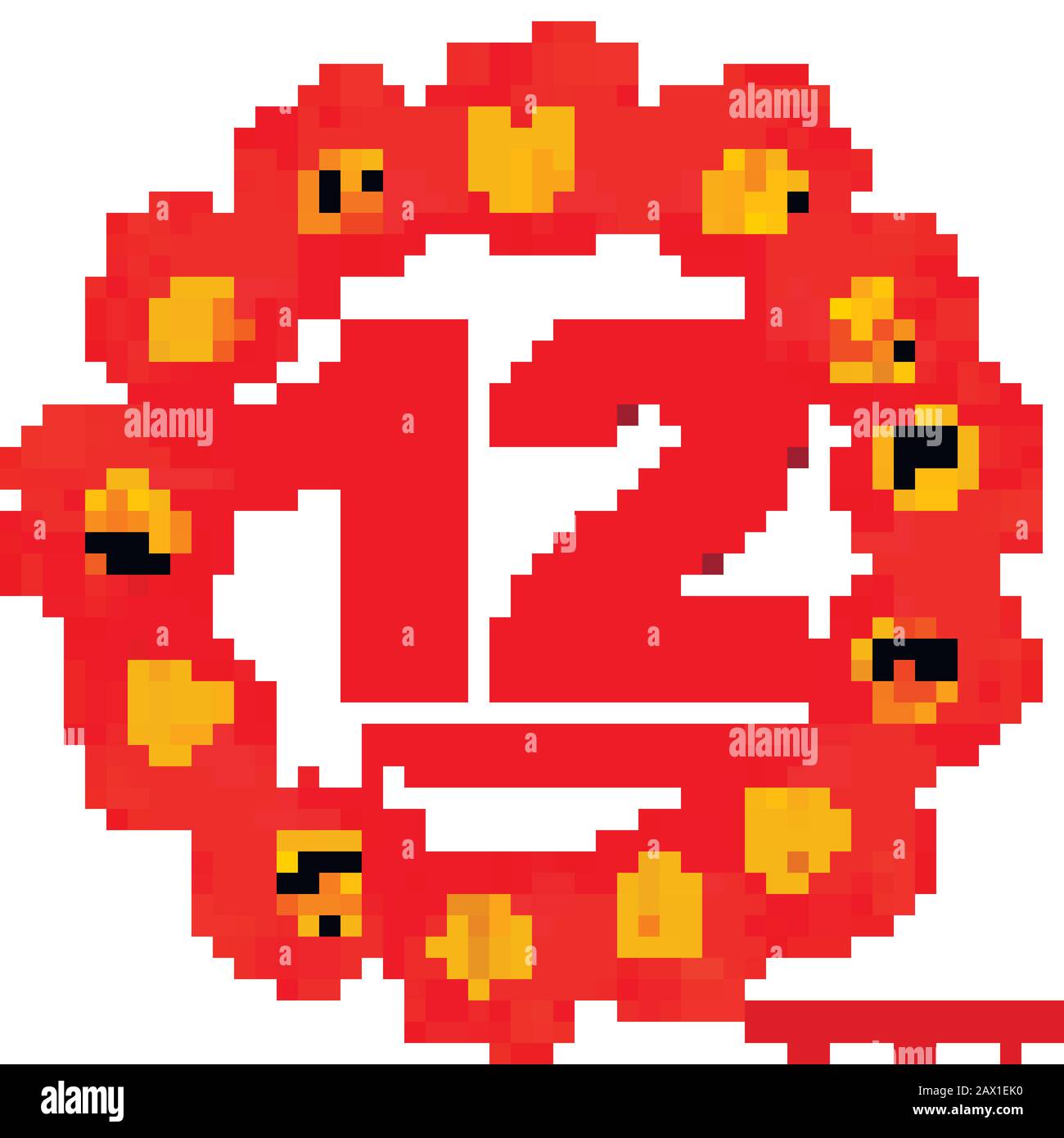 February 12 icon. For planning important day. Banner for holidays and ...