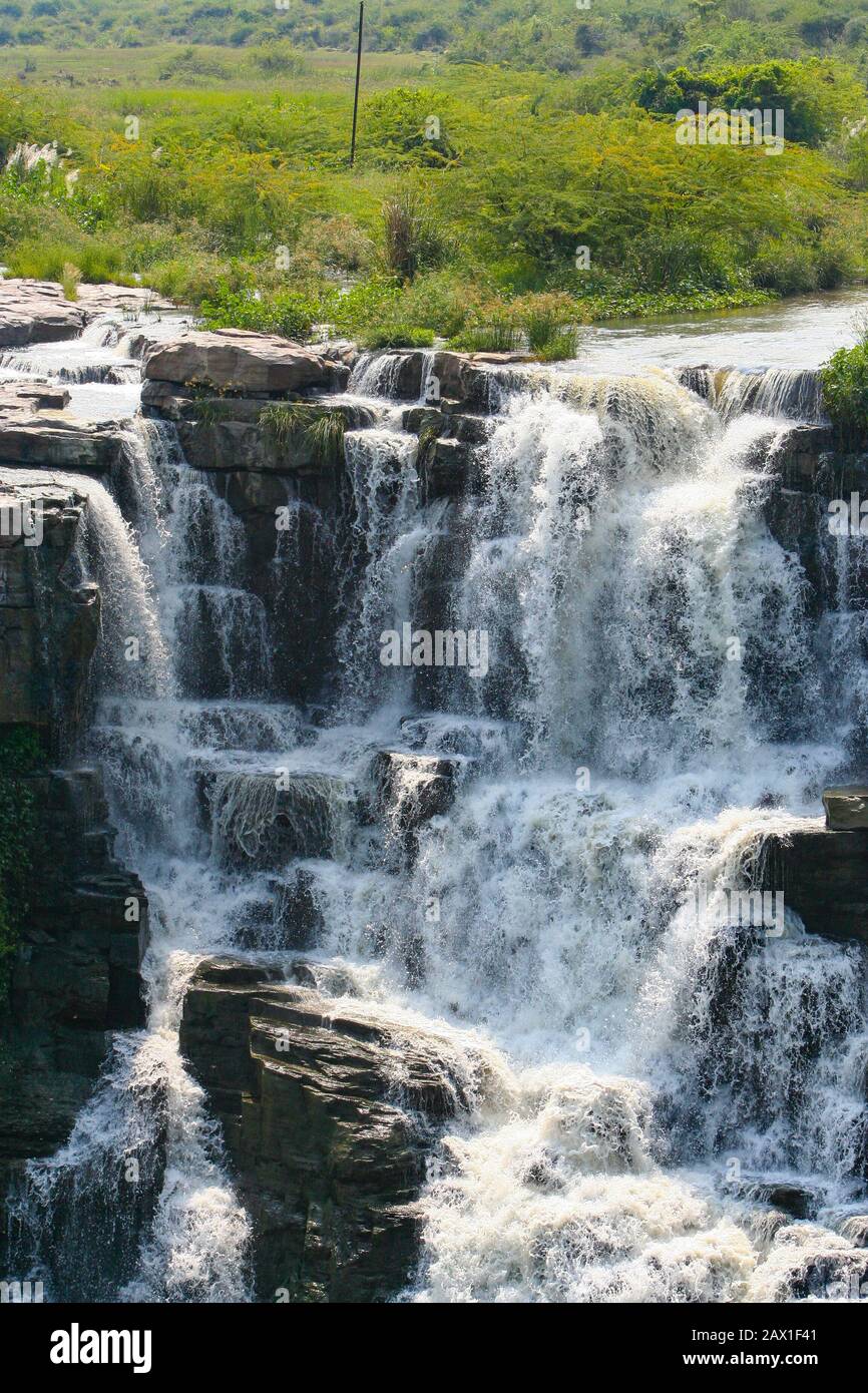 Ethipothala waterfall hi-res stock photography and images - Alamy