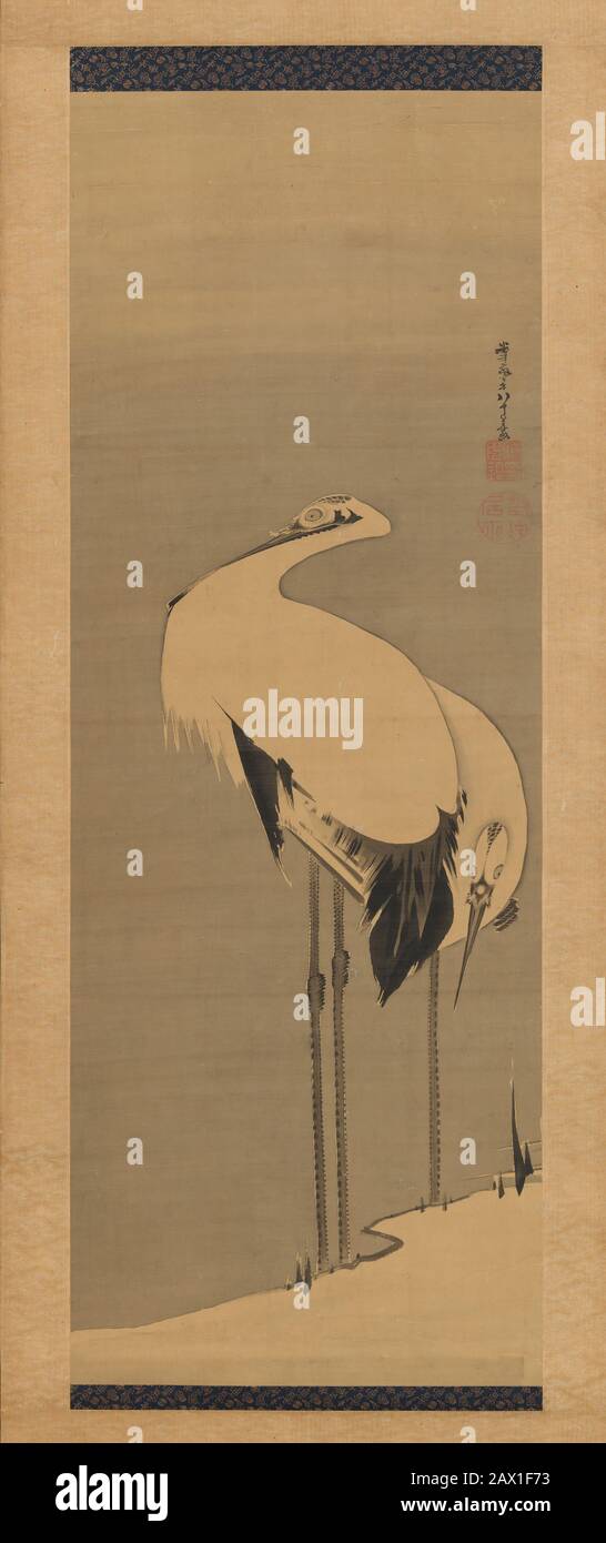 Two Cranes, 1795 Stock Photo - Alamy