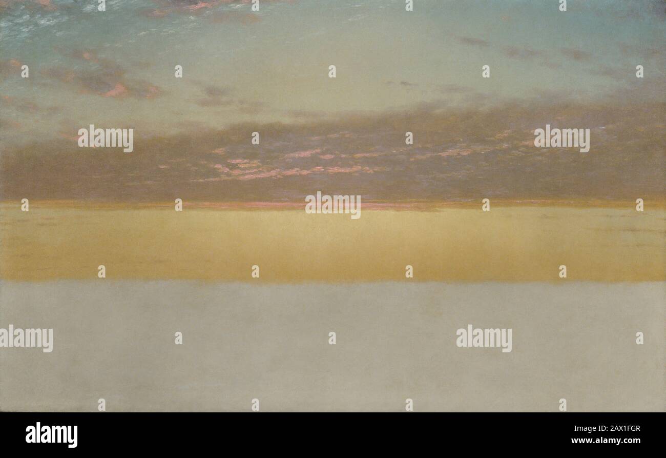 Sunset Sky, 1872 Stock Photo - Alamy