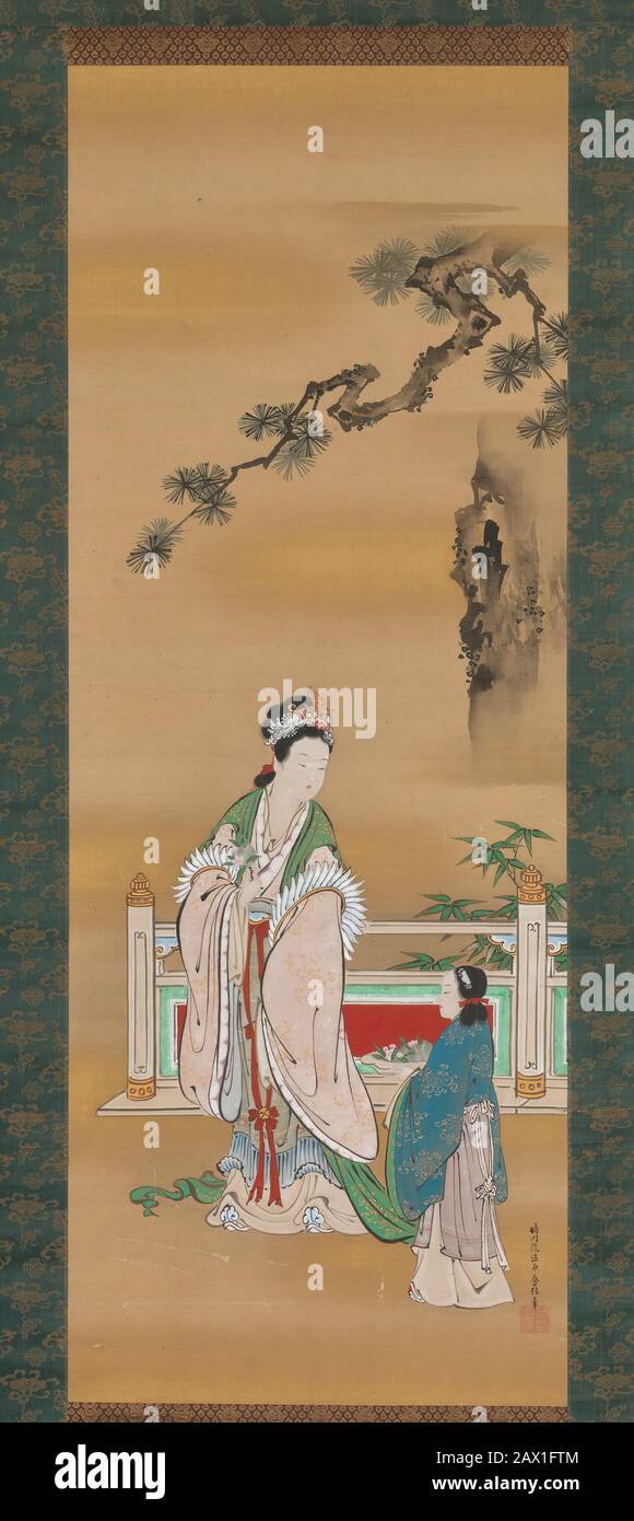 Queen Mother of the West, first half of the 19th century. Edo period ...