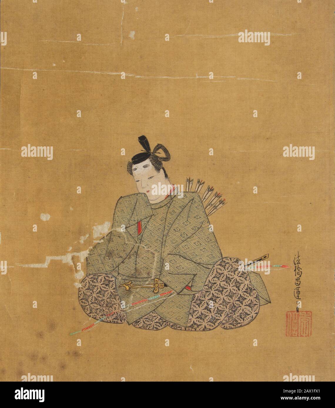 Immortal Poet, 17th century Stock Photo - Alamy