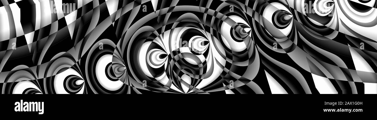 Digital art, high resolution panoramic abstract objects, Germany Stock ...