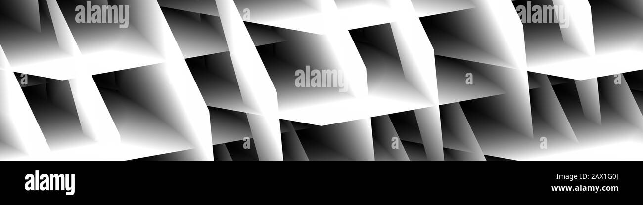 Digital art, high resolution panoramic abstract objects, Germany Stock ...