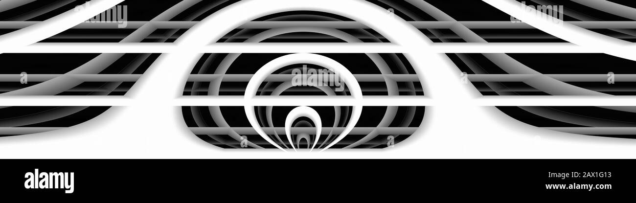 Digital art, high resolution panoramic abstract objects, Germany Stock ...