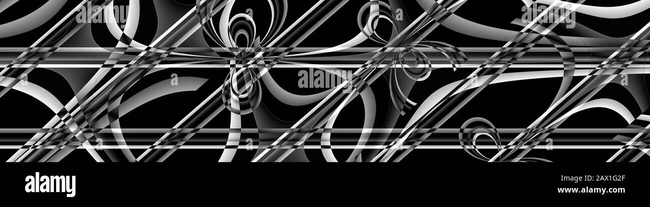 Digital art, high resolution panoramic abstract objects, Germany Stock ...