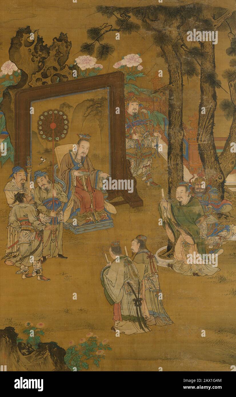 Group portrait painting 15th century hi-res stock photography and ...