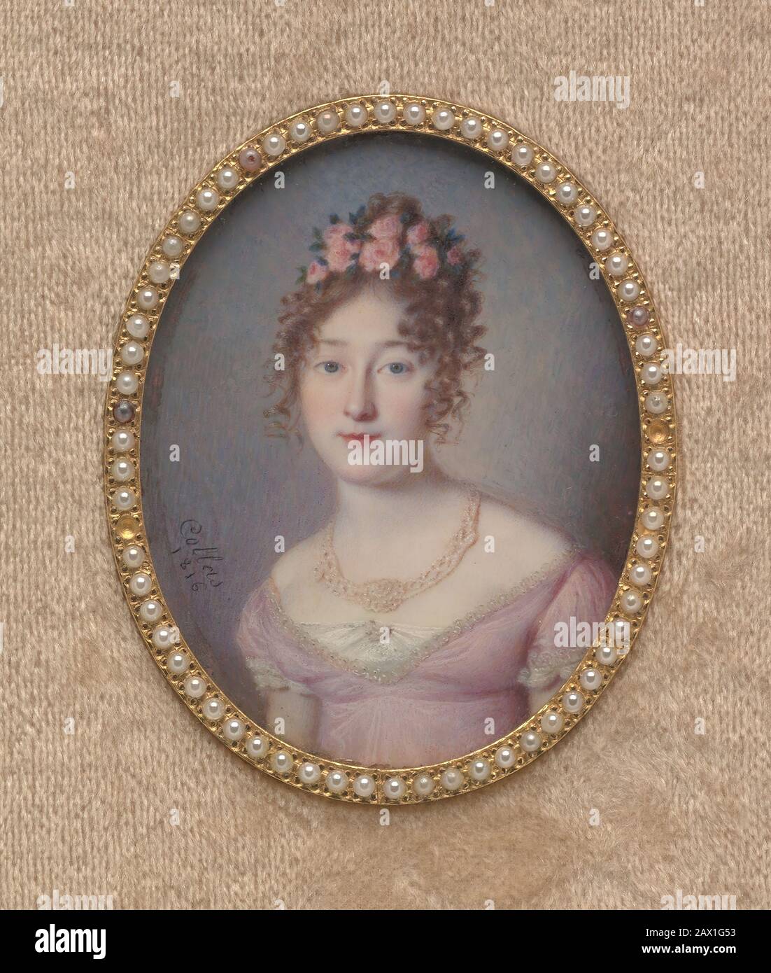 Portrait of a Lady, 1816 Stock Photo - Alamy