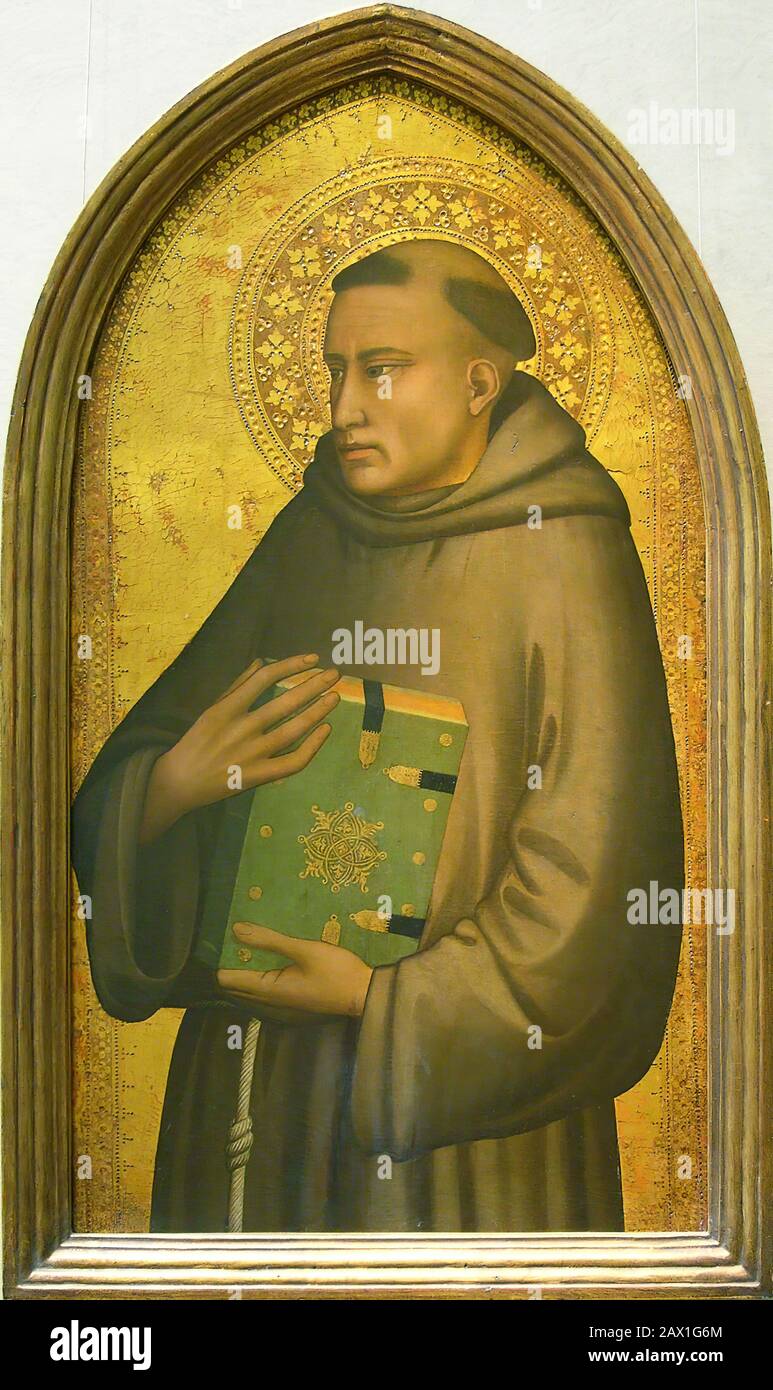 Saint Anthony of Padua, ca. 1340 Stock Photo - Alamy