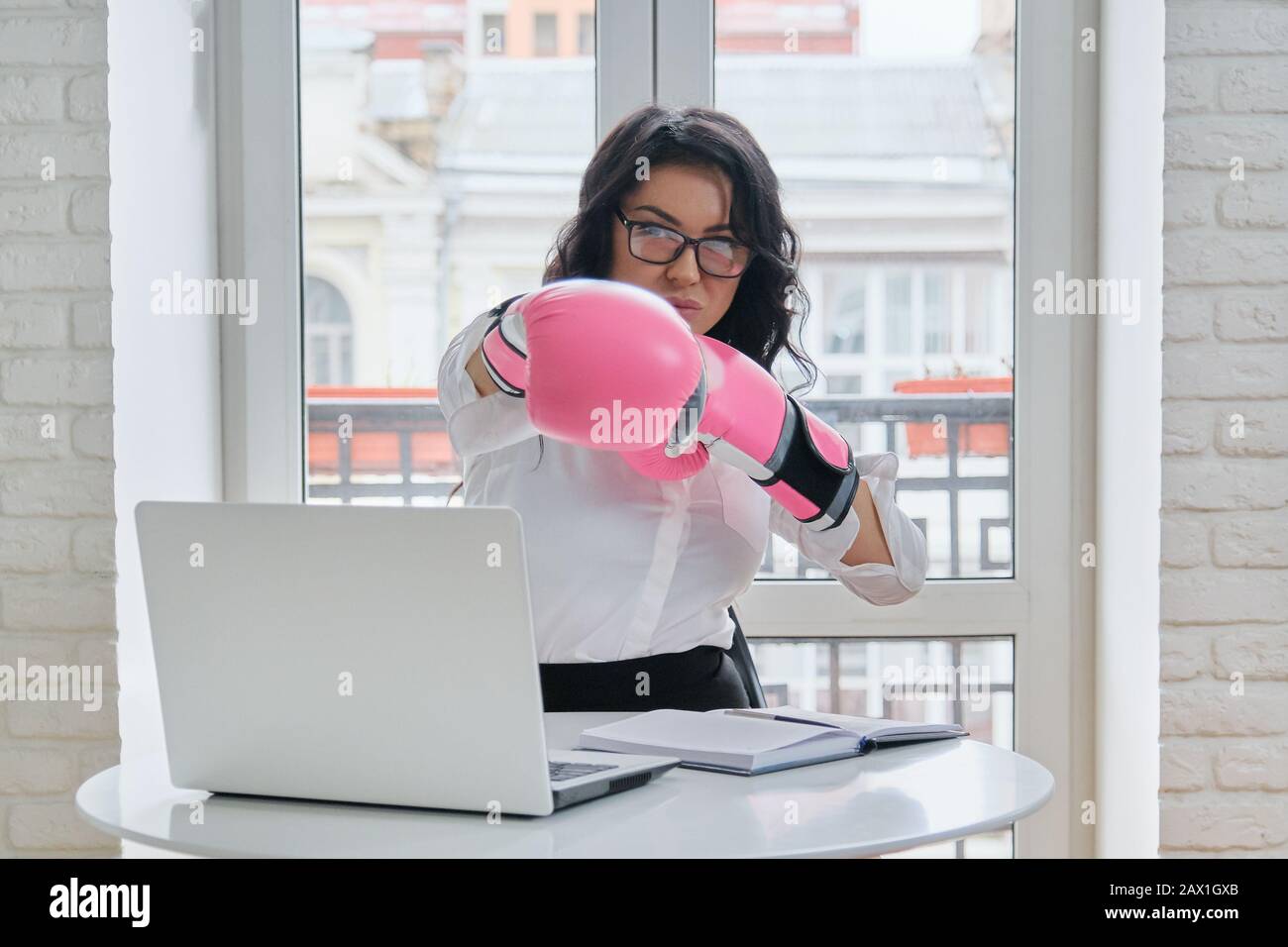Confident boxer sitting boxing hi-res stock photography and images - Alamy
