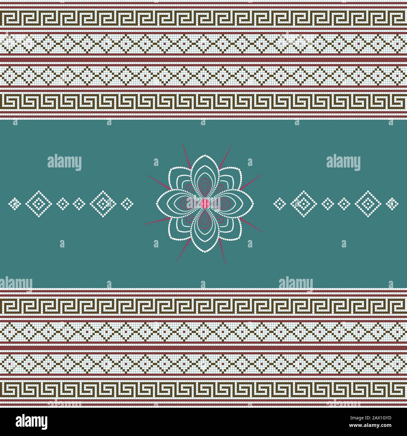 seamless pattern ornamental fabric texture for house wall wallpaper ...