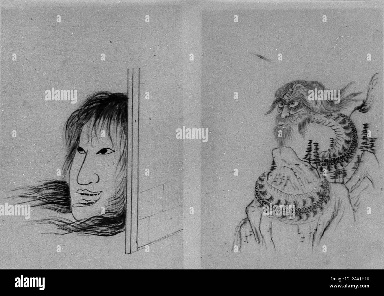 Ghosts, 18th-19th century Stock Photo - Alamy