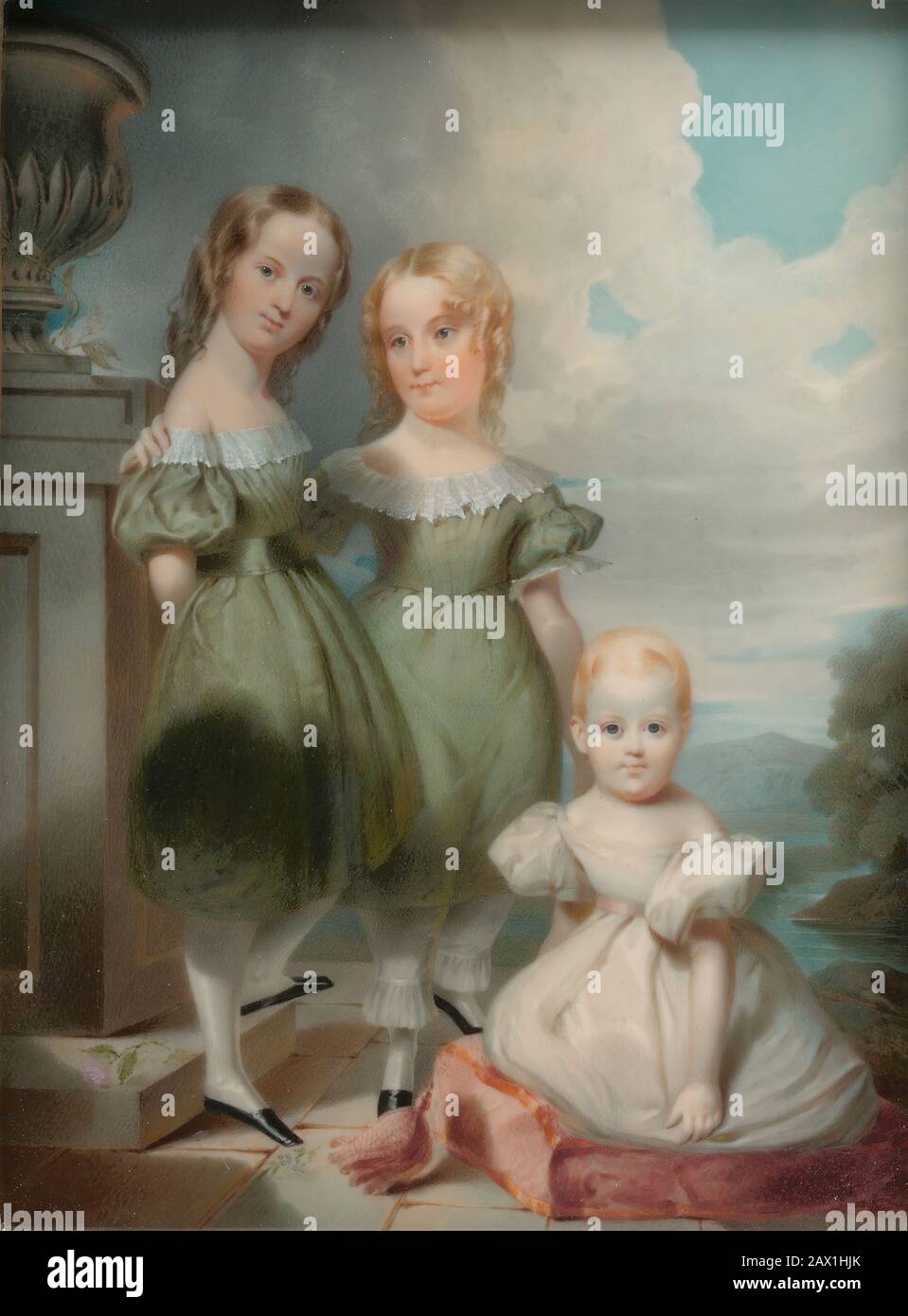 The Children of Homer Ramsdell, Esq., 1842 Stock Photo - Alamy