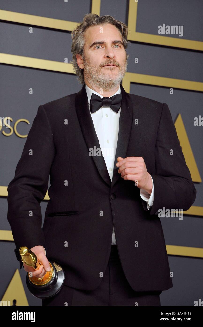 Los Angeles, USA. 09th Feb, 2020. Joaquin Phoenix, winner of Best Actor ...