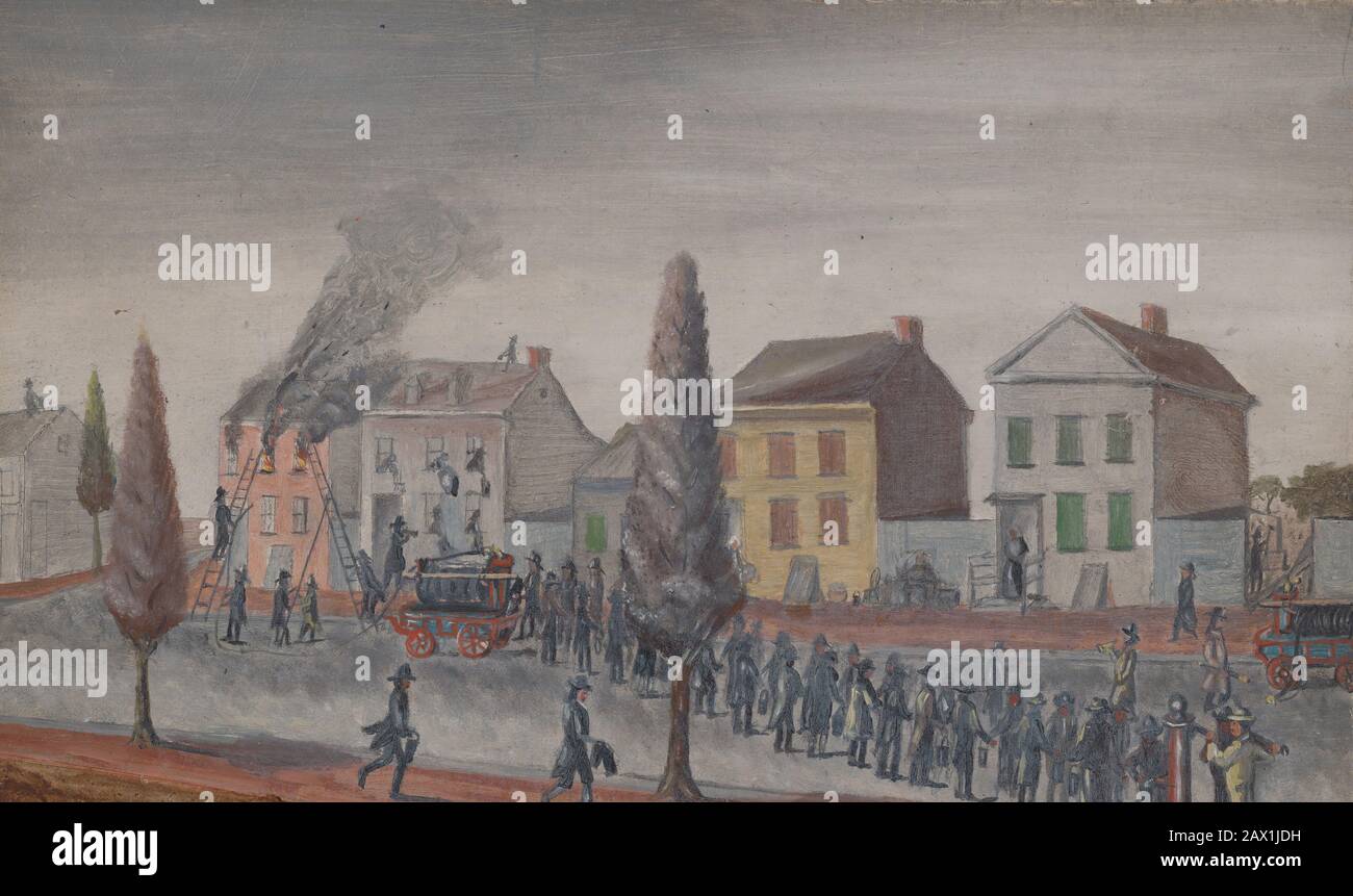 Fire engine fire country house hi-res stock photography and images - Alamy