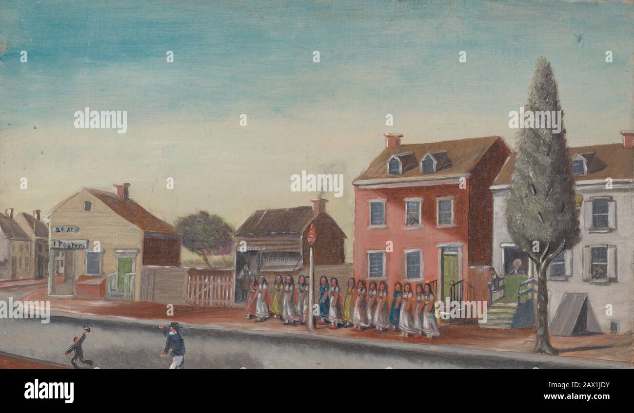 Tea Party, 1870s Stock Photo - Alamy