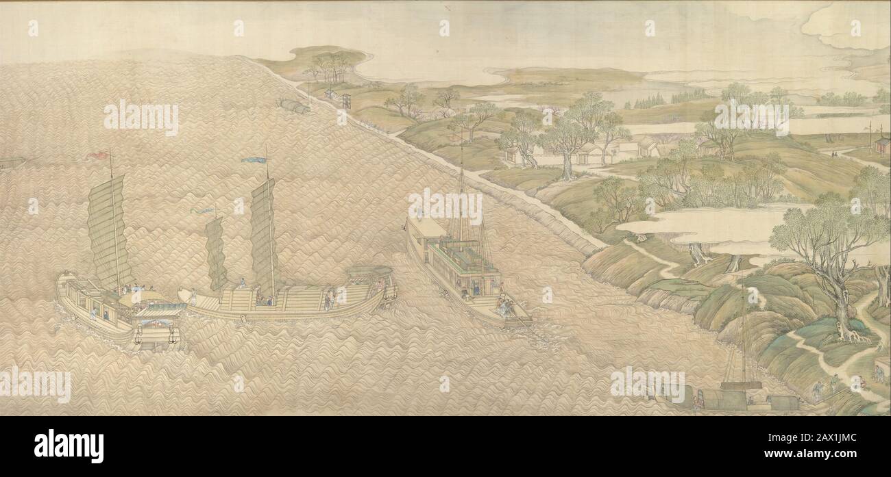 The Qianlong Emperor's Southern Inspection Tour, Scroll Four: The ...