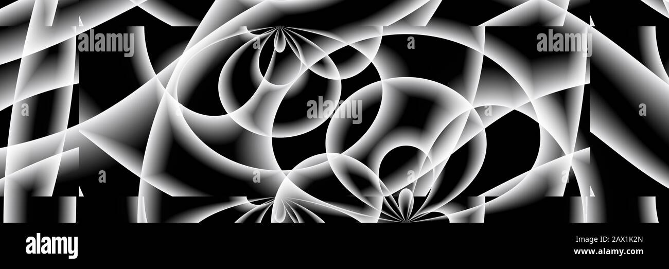 Digital art, high resolution panoramic abstract objects, Germany Stock ...