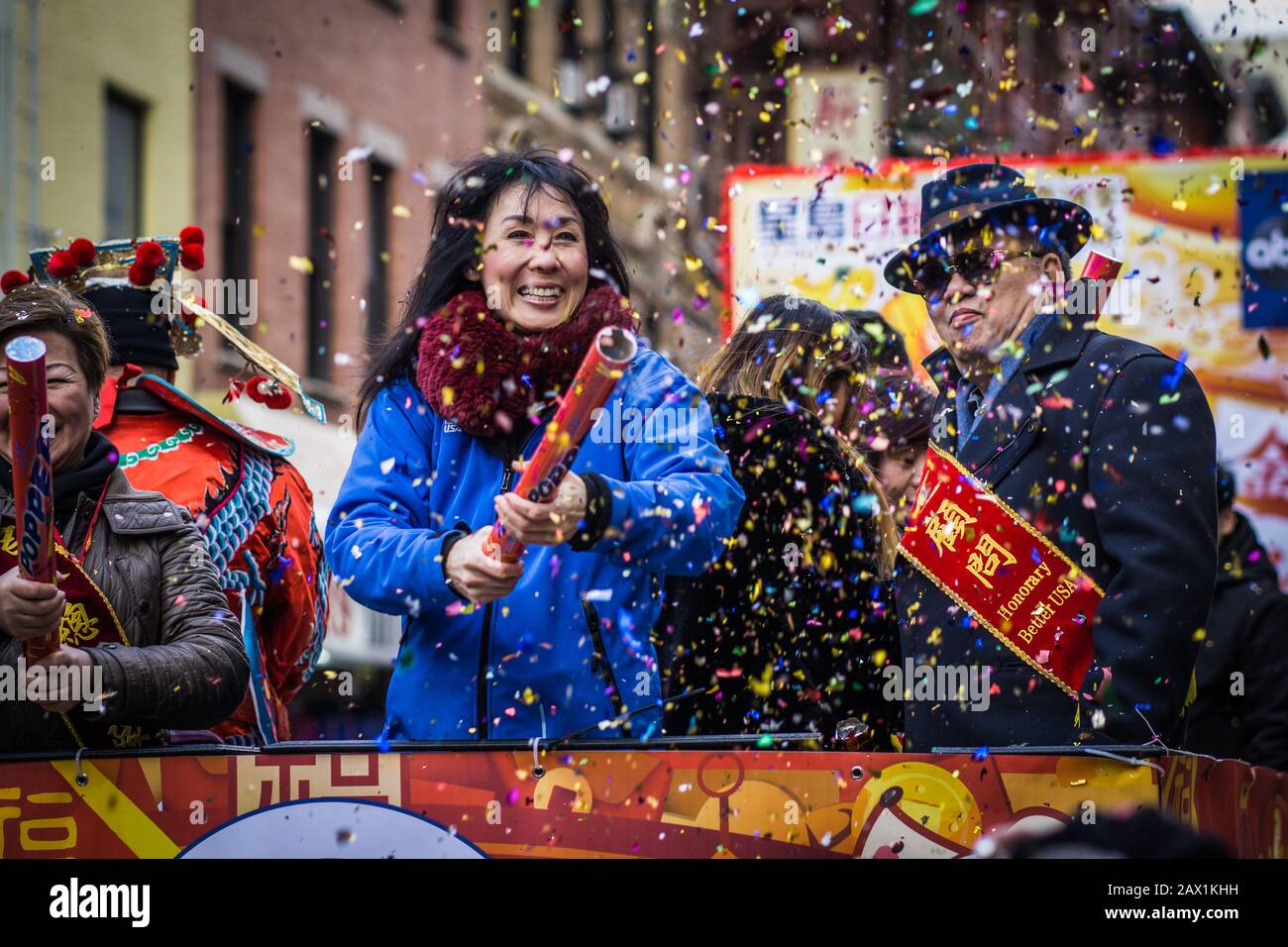 Lunar New Year Parade in Chinatown celebrating the Year of The Rat ...
