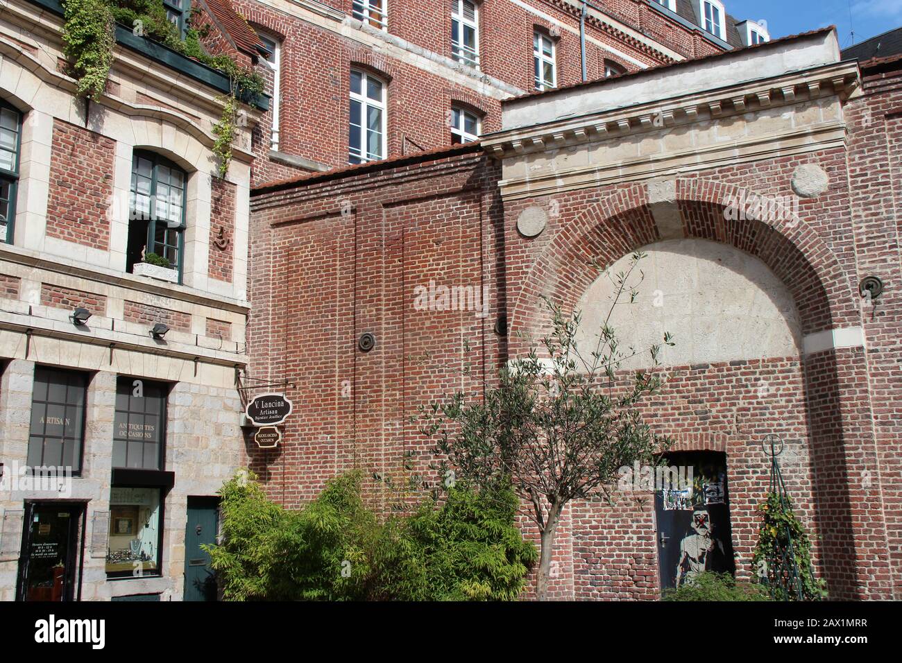 brick buildings in lille (france Stock Photo - Alamy