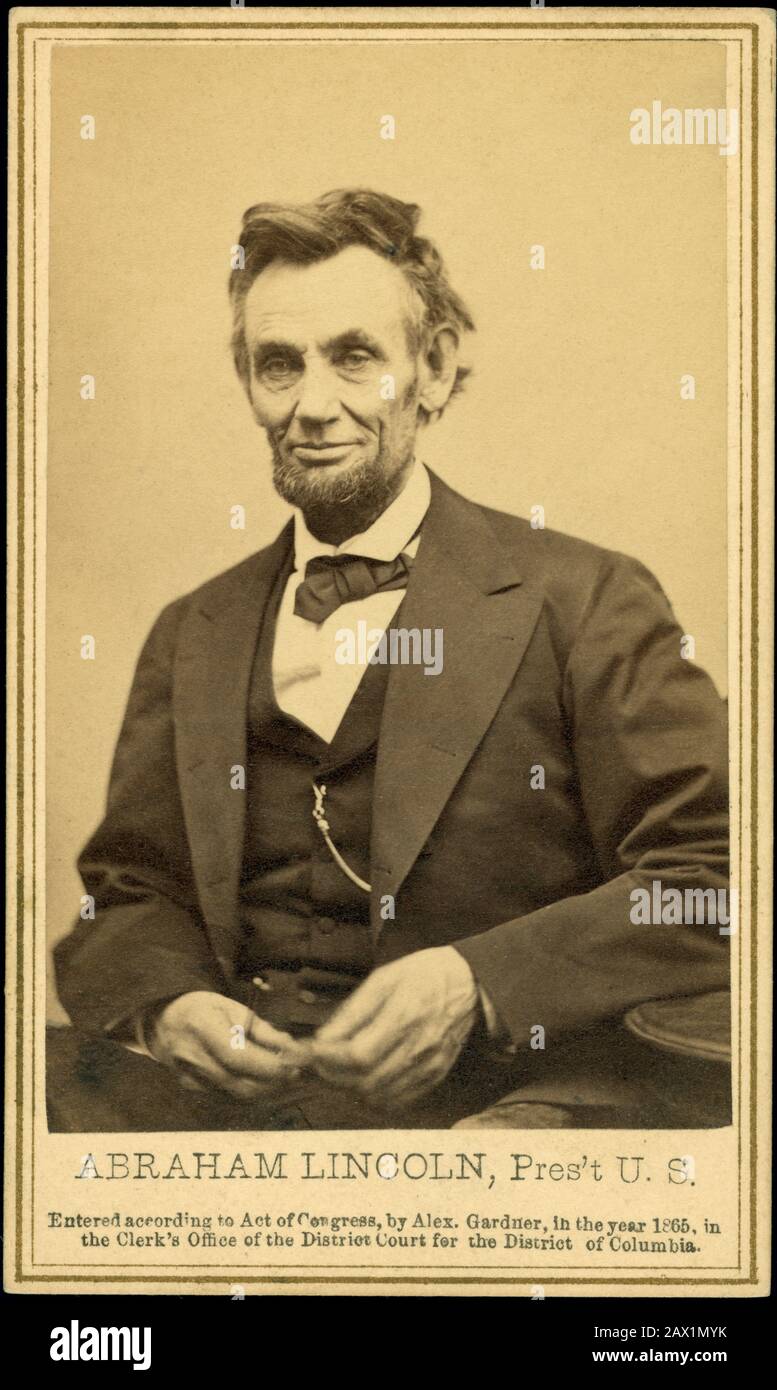 Abraham lincoln portrait photograph of president abraham lincoln taken ...