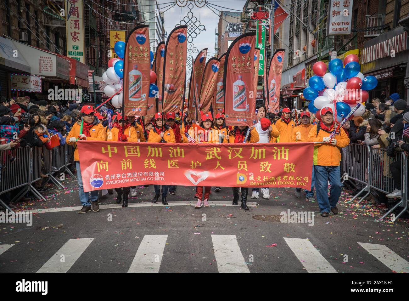 Lunar New Year Parade in Chinatown celebrating the Year of The Rat ...