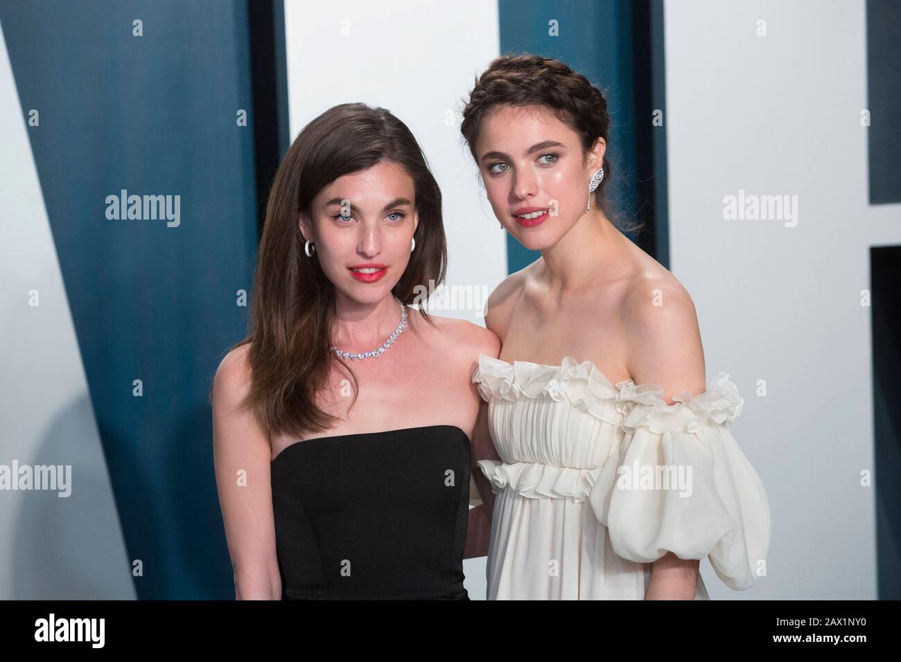Rainsford Qualley and Sarah Margaret Qualley (r) attend the Vanity Fair ...