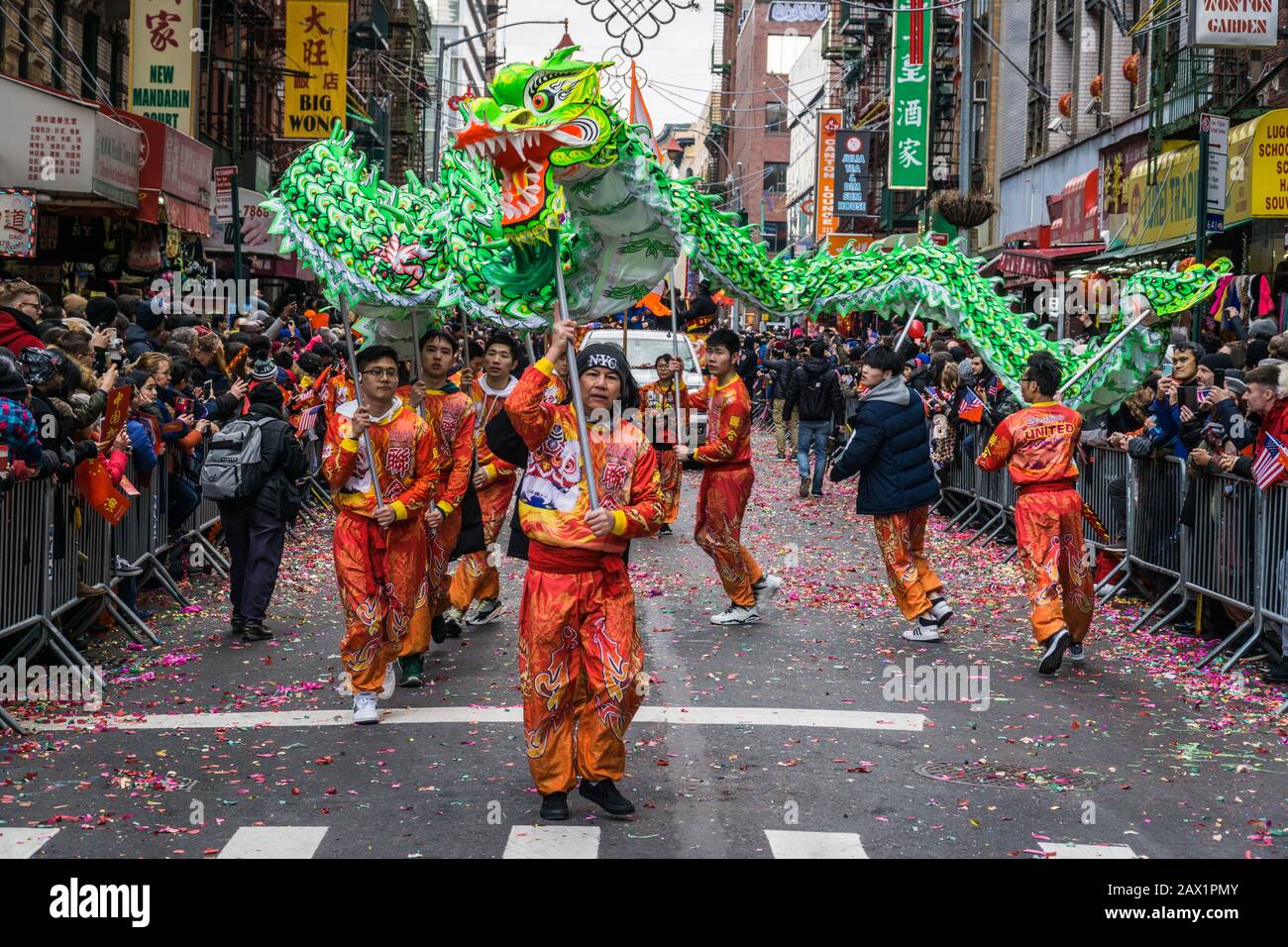 Lunar New Year Parade in Chinatown celebrating the Year of The Rat ...
