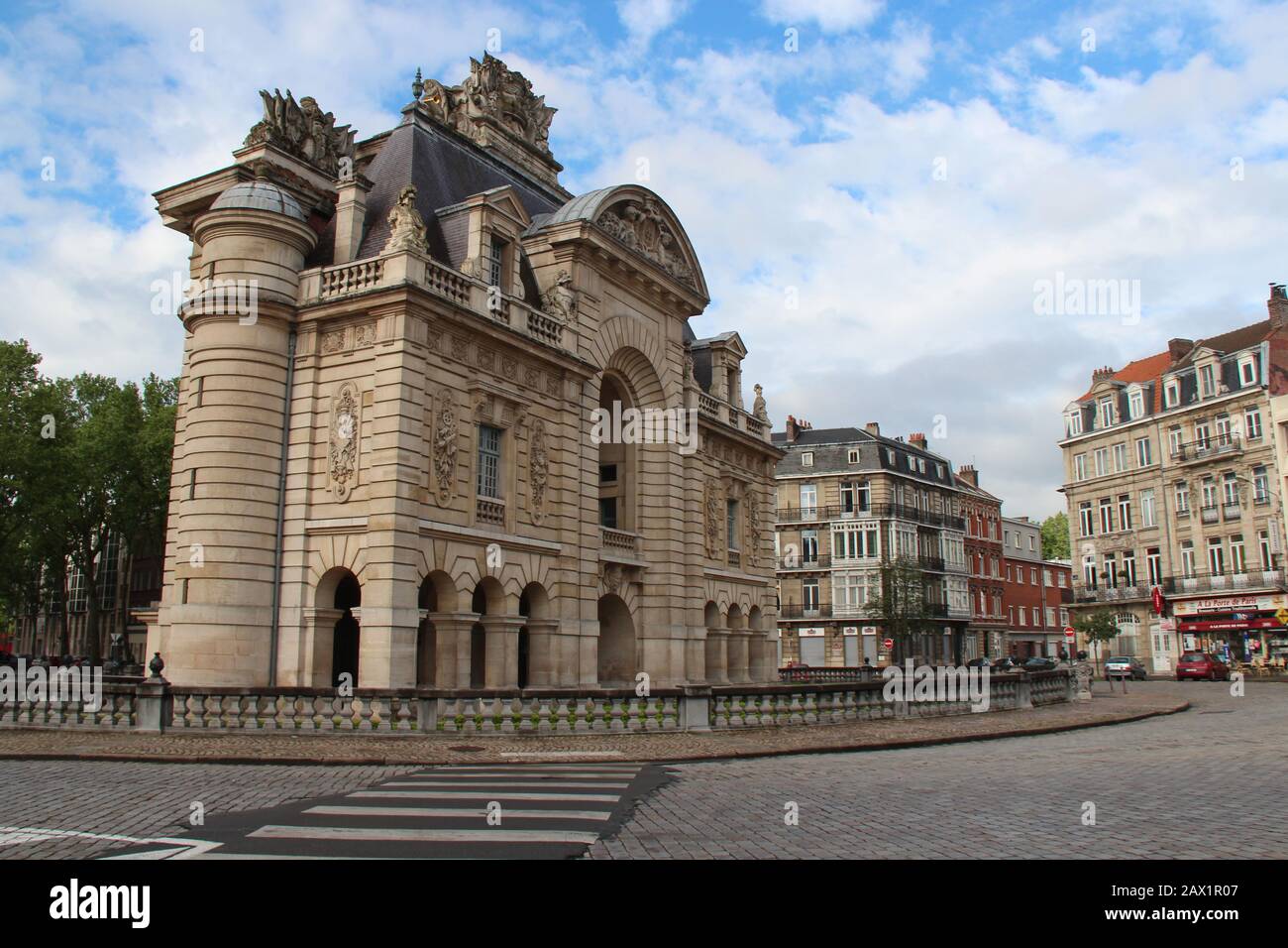 paris gate in lille (france Stock Photo - Alamy