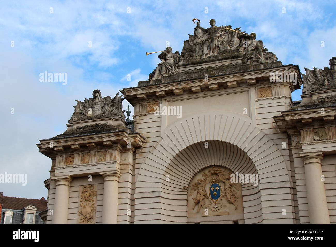paris gate in lille (france Stock Photo - Alamy