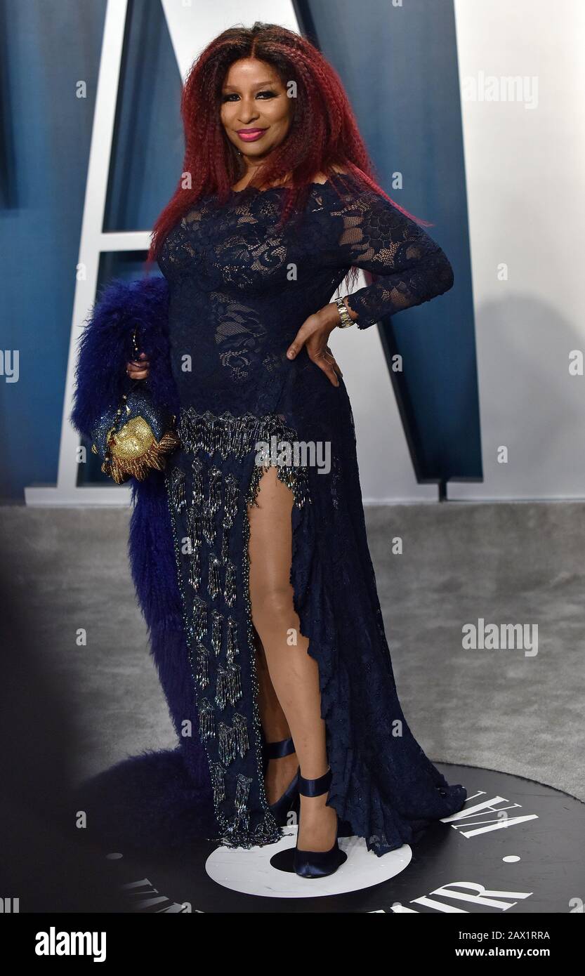 Beverly Hills, United States. 10th Feb, 2020. Chaka Khan arrives for ...