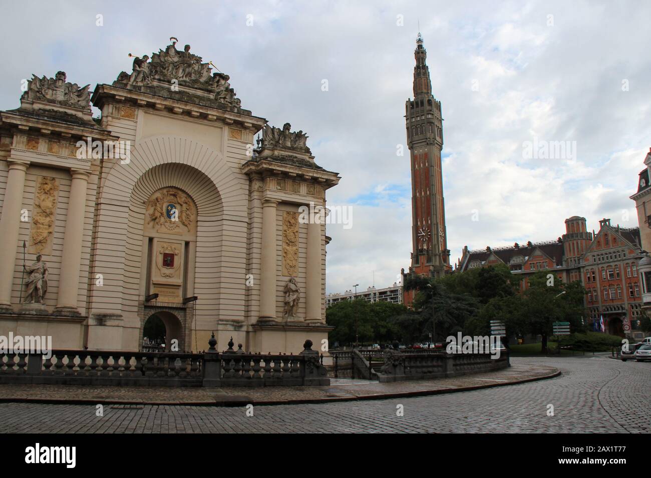Paris gate in lille hi-res stock photography and images - Alamy