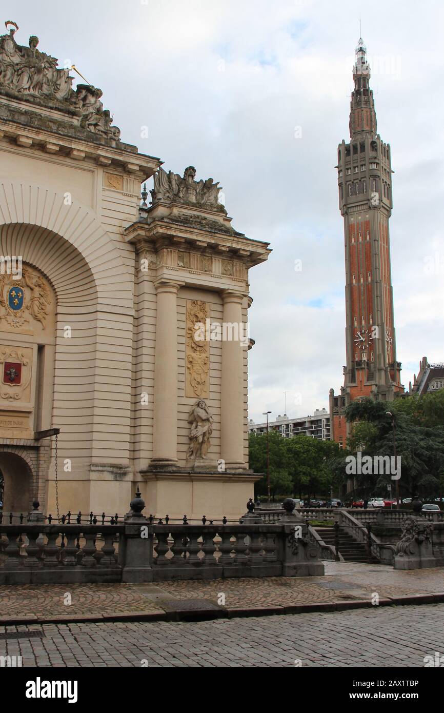 Paris gate in lille hi-res stock photography and images - Alamy
